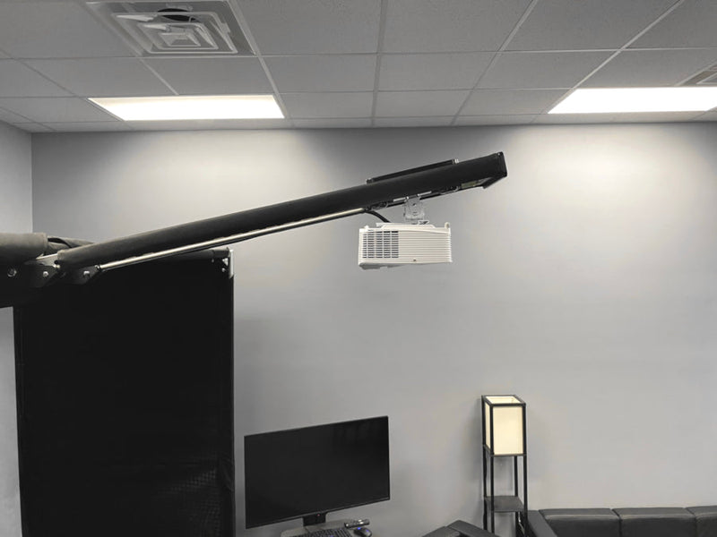 SkyRail+ Cage Attached Projector Mount for Golf Simulator Bays